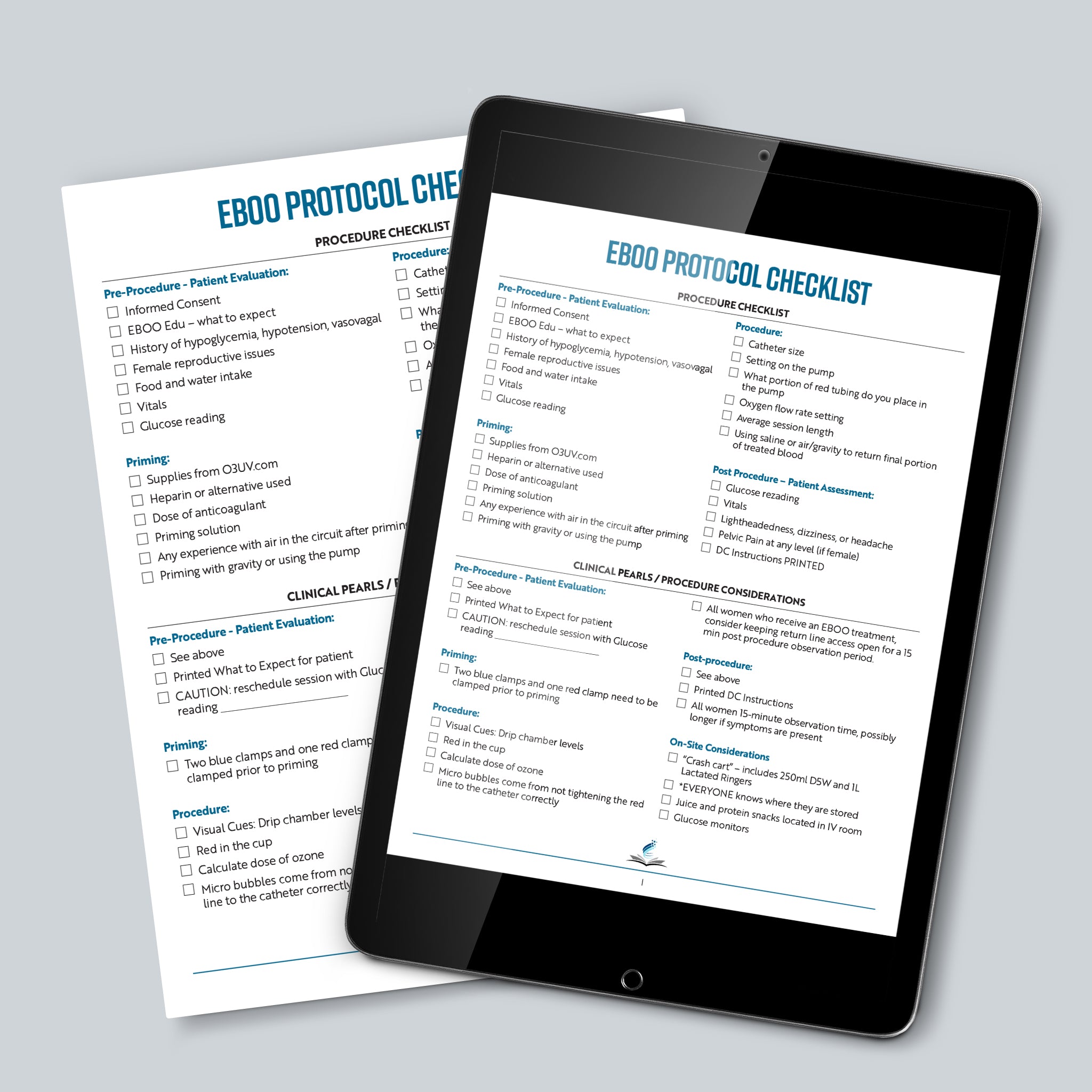 EBOO Protocol Checklist – MedMasters